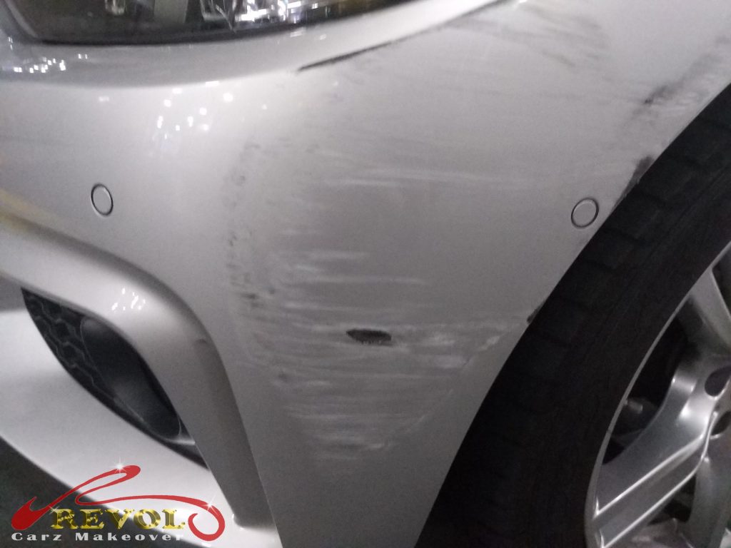 Before and After Spray Painting