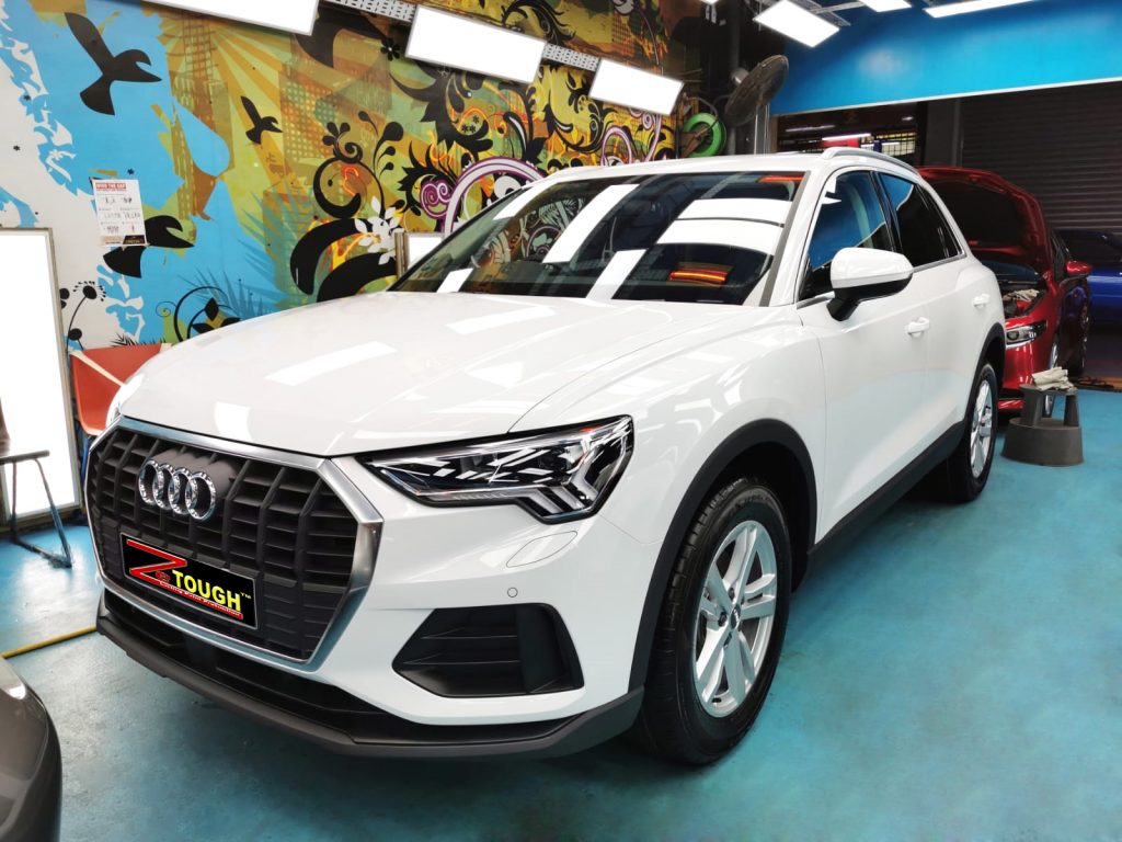 This brand new Audi Q3 just had a dose of Titanium Paint Protection Coating