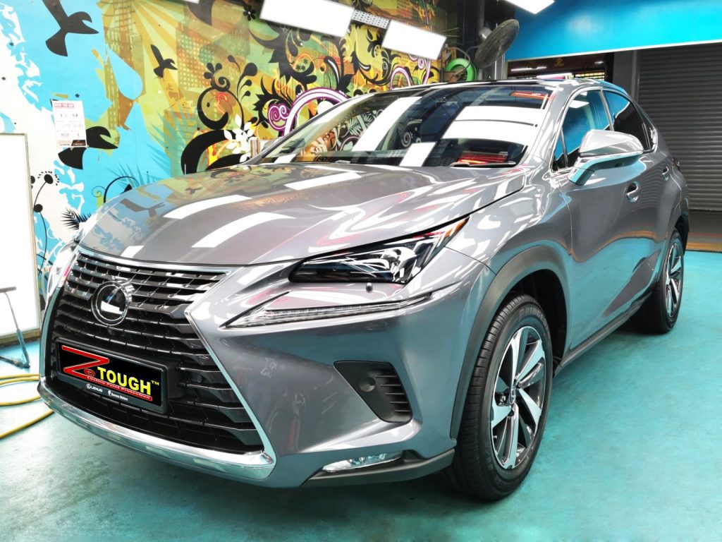 This muscular Lexus NX300 got a special treatment of Titanium Paint ...