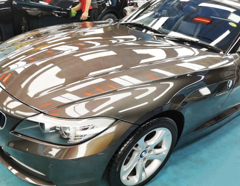 A Handsome BMW Z4 just Underwent for Ceramic Paint Protection Coating!