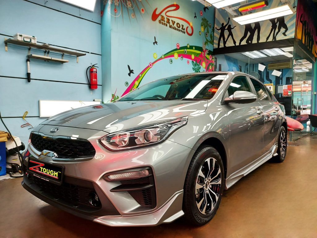 Ceramic Paint Protection Coating with beautiful Kia Cerato