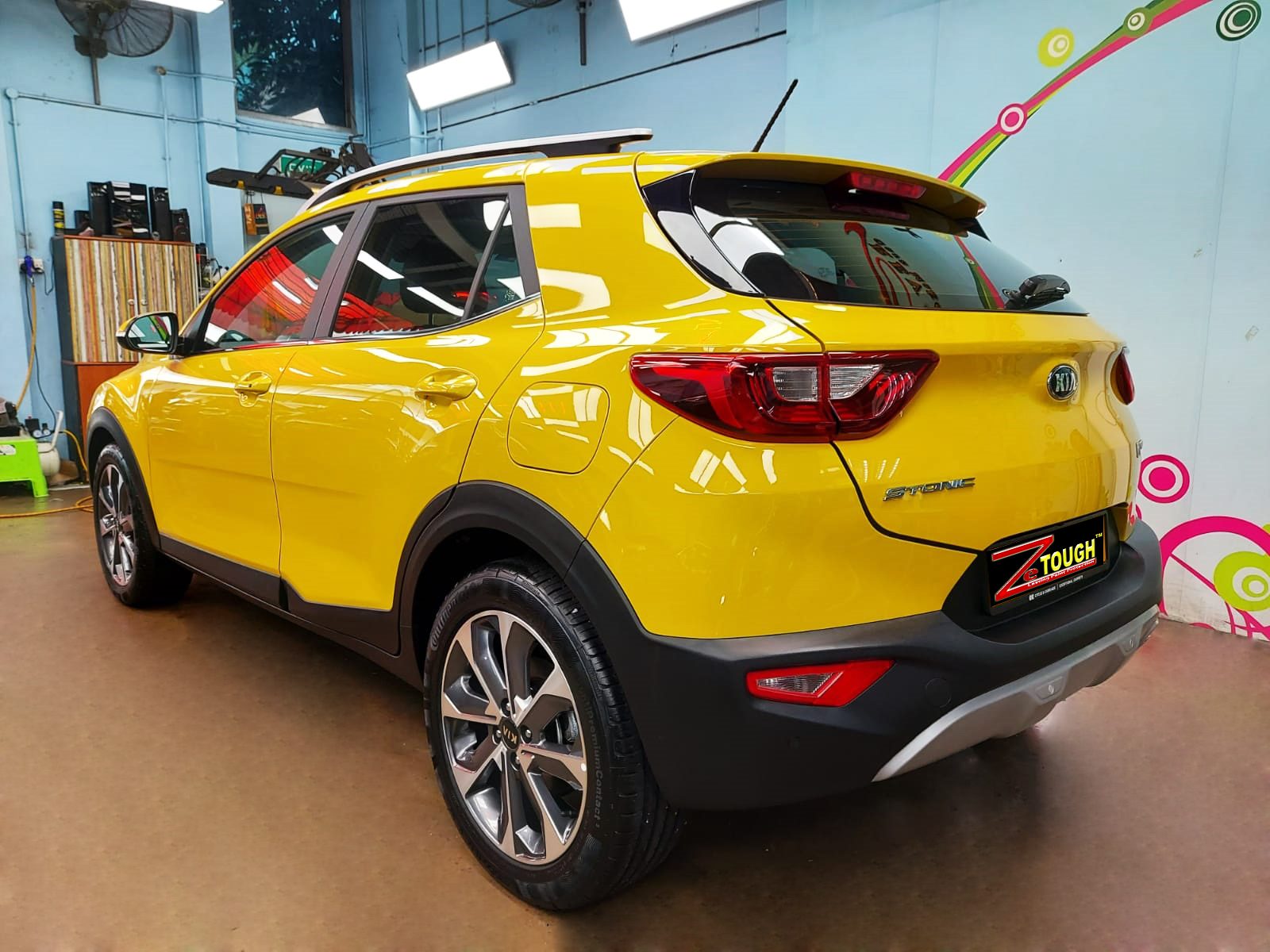 This beautiful yellow Kia Stonic with Ceramic Paint Protection Coating