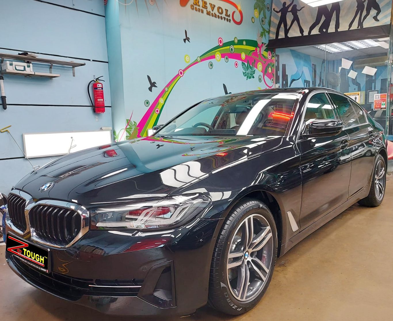 An Elegant BMW 520I Brought in for an Ultimate Grooming with Titanium ...