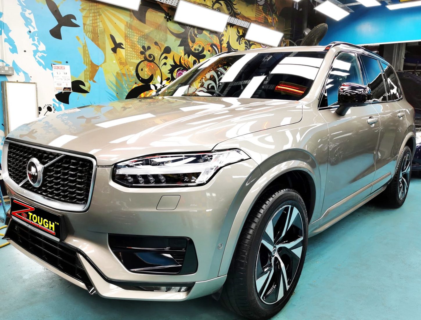 This Macho Volvo XC90 Checked-in for Titanium Paint Protection Coating ...