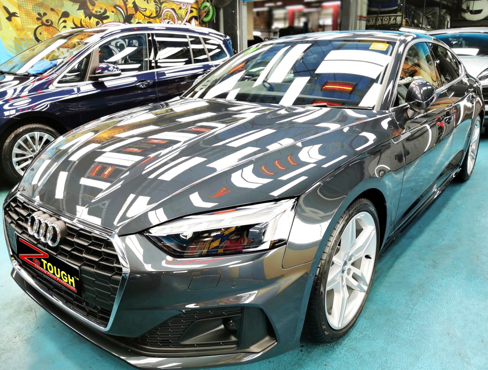 This Handsome Audi A5 Sent in For A Titanium Paint Protection Coating!