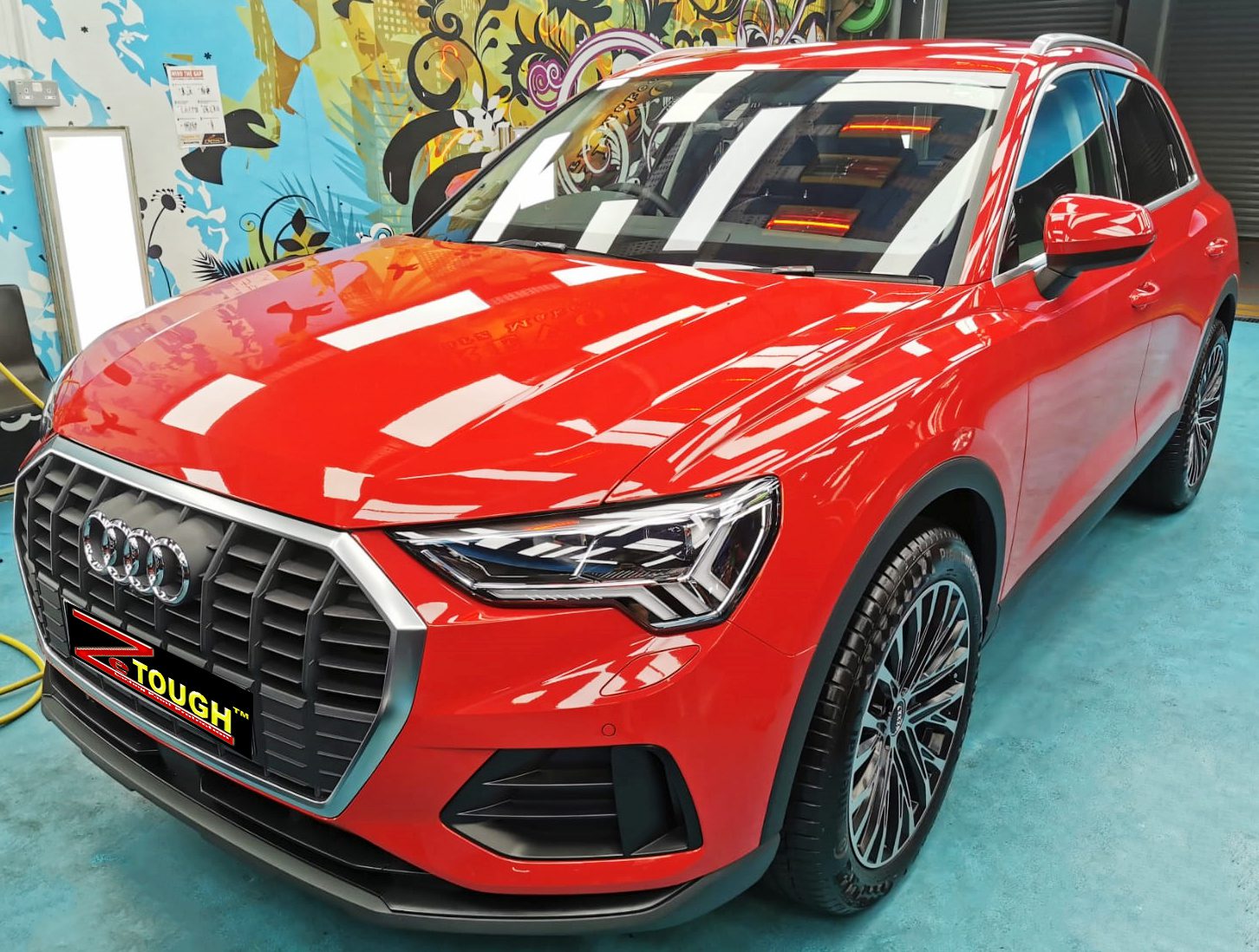 This Good-looking Red Audi Q3 Sent In For An Ultimate Grooming with ...