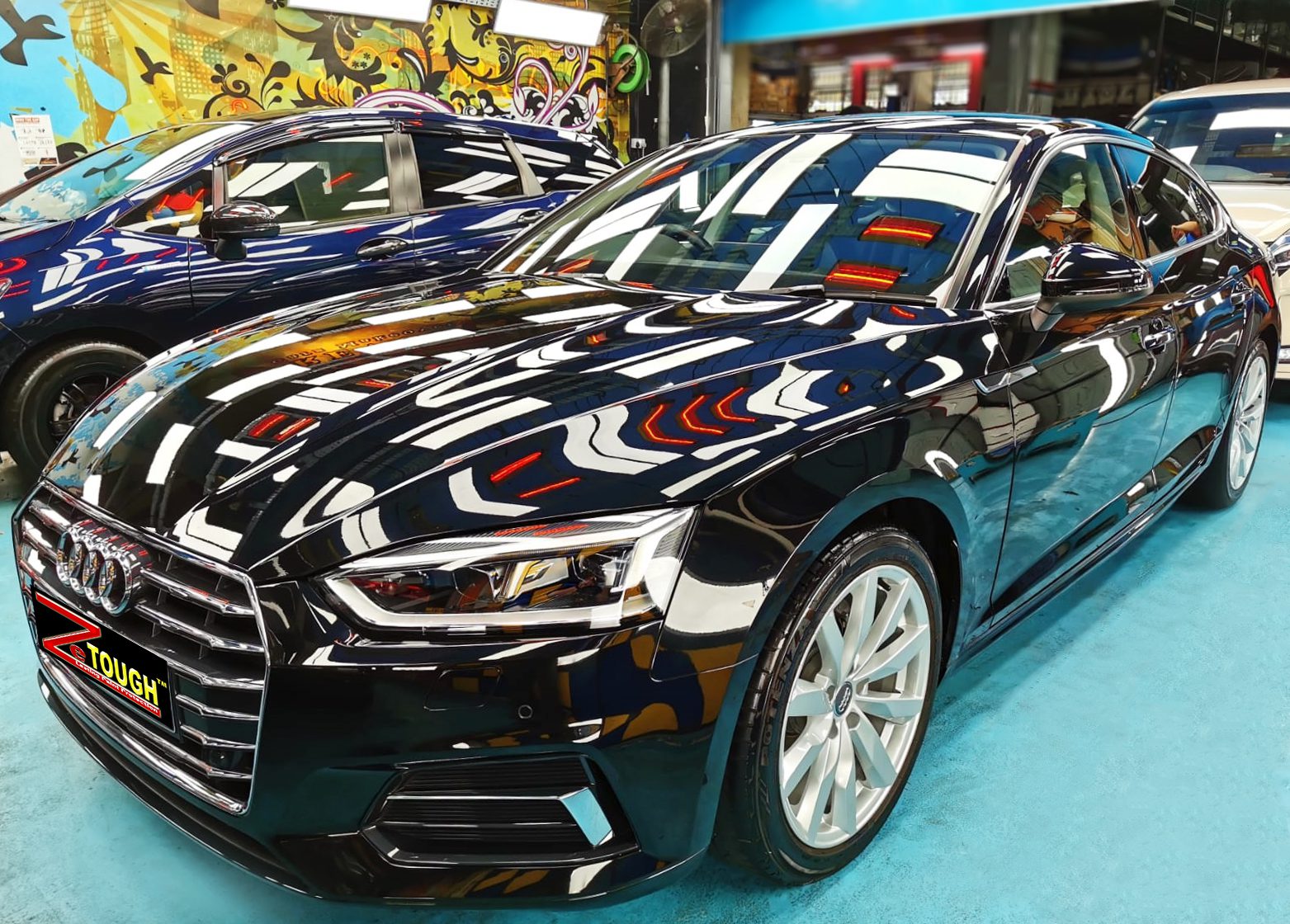 This Dazzling Audi A5 Now Protected With Titanium Paint Protection Coating!