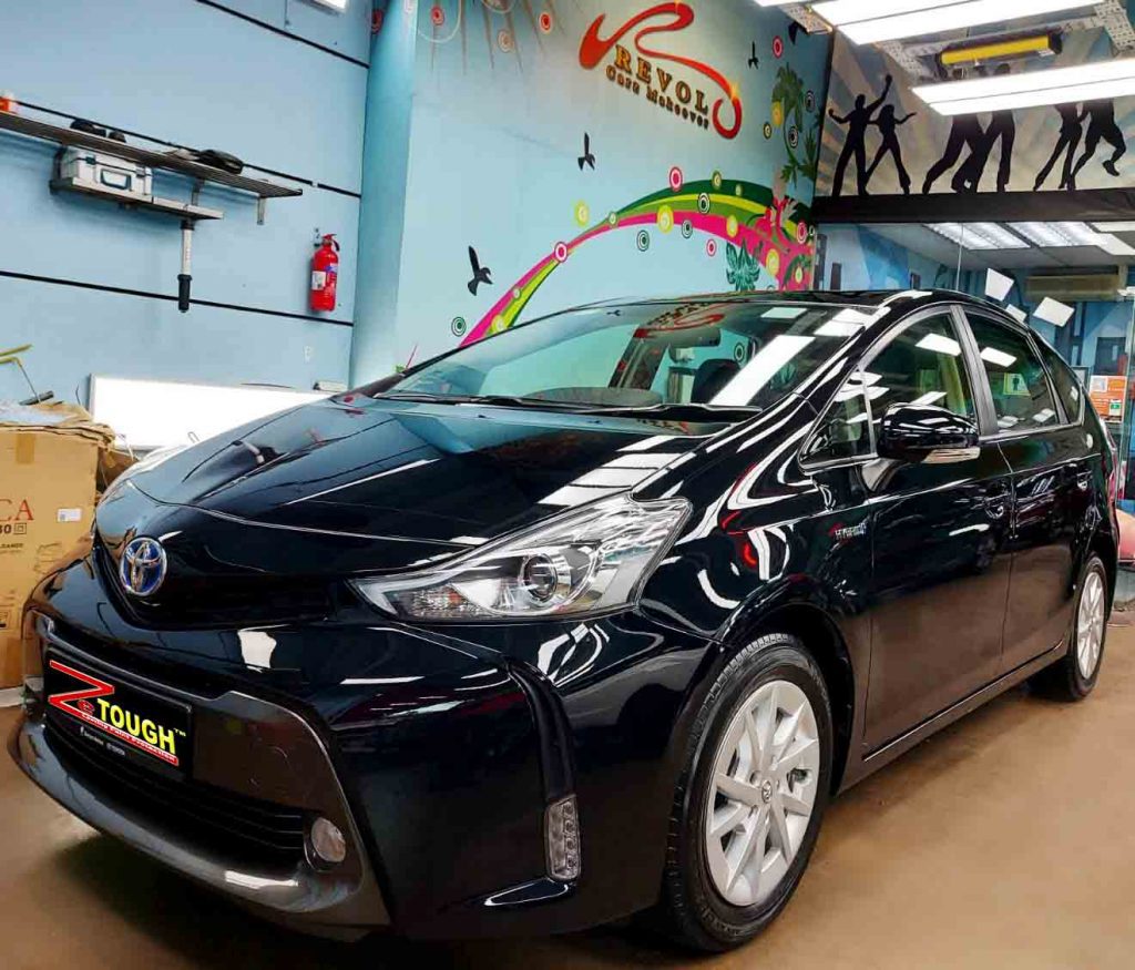 The Beauty Of This Toyota Prius Plus Now Coated With Titanium Paint ...