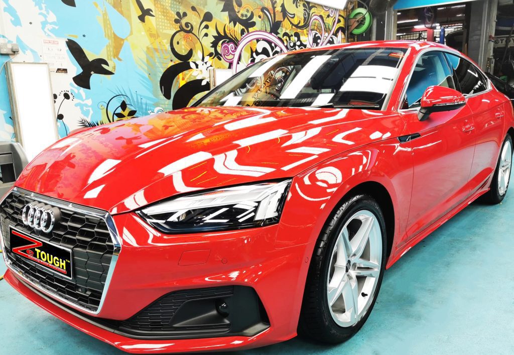 This Red Hot Audi A5 Sent In For A Ceramic Paint Protection Coating!