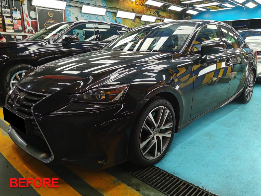 Day 7 Following up on the Lexus IS300 which was in for a full spray ...