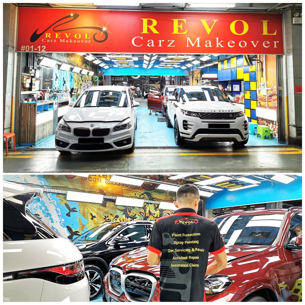 Queueing-up in our AMK Autopoint workshop for a Premium Quality Paint ...