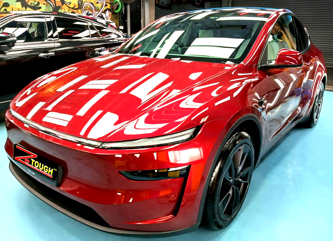 This Tesla Model Y Checked-in for ZeTough Ceramic for a WoW Showroom Ride!
